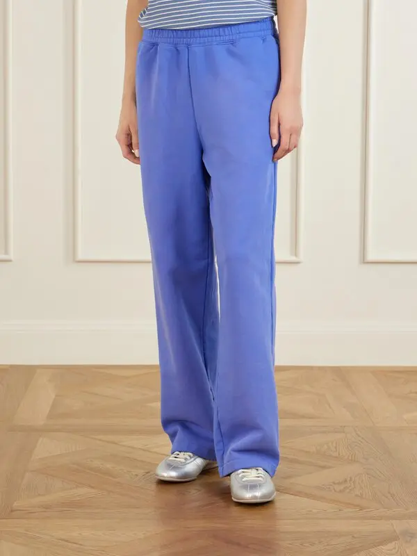 Aimé Leon Dore Cotton-jersey Wide-leg Sweatpants