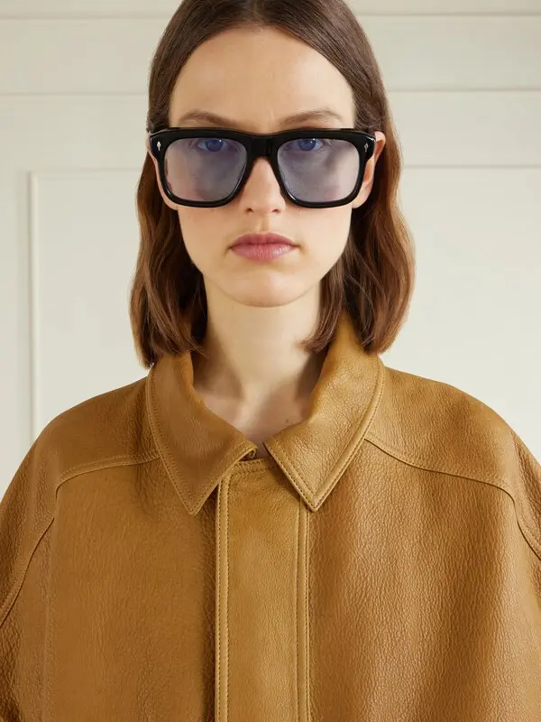JACQUES MARIE MAGE Yves D-frame Acetate Sunglasses