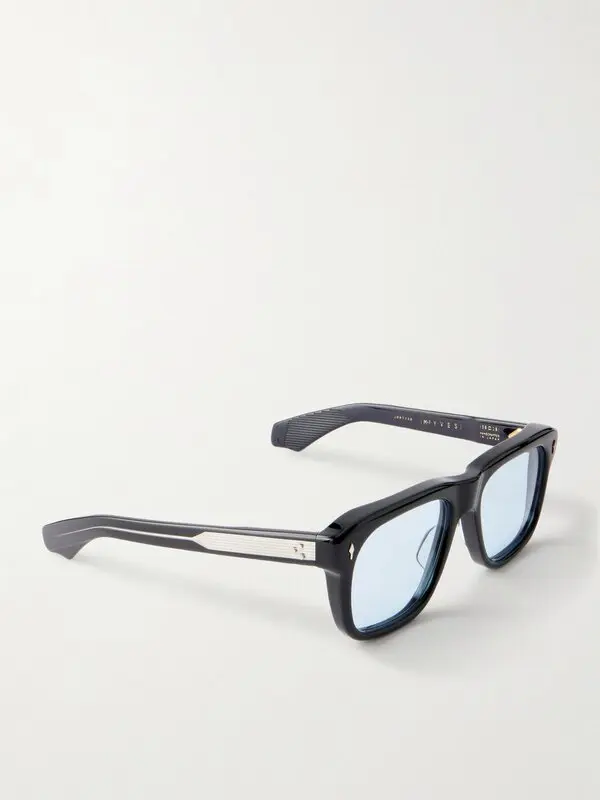 JACQUES MARIE MAGE Yves D-frame Acetate Sunglasses