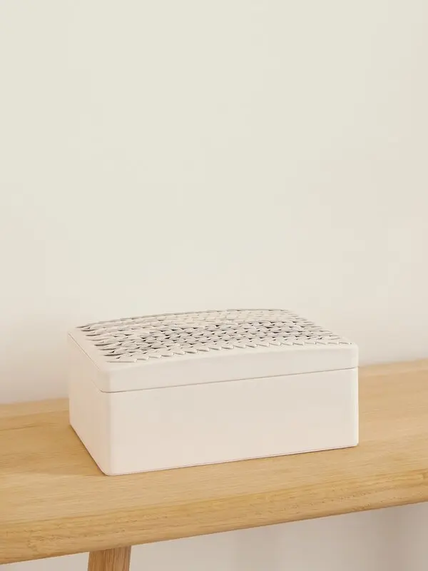 Ralph Lauren Adrienne Leather Box - Neutrals