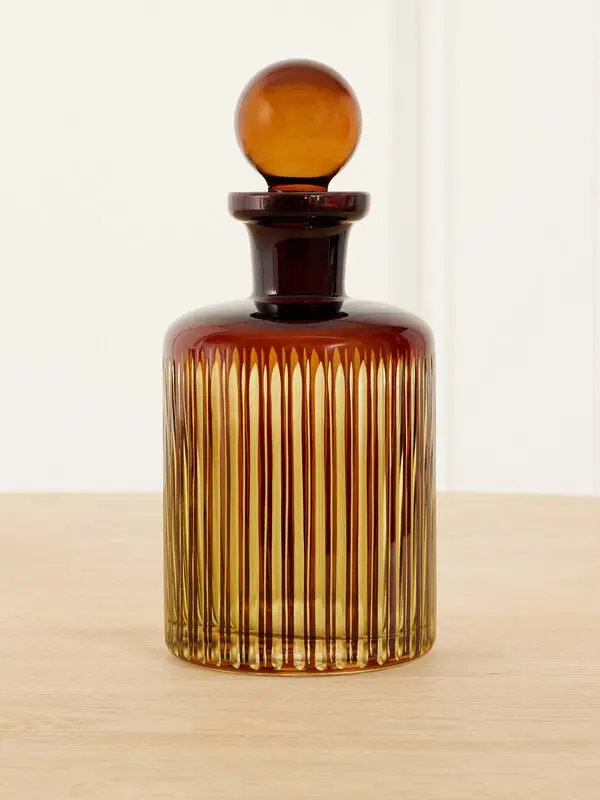 L'Objet Prism Glass Decanter - Orange