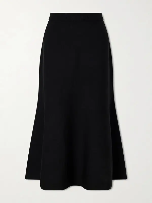 Simkhai Atwood Wool Midi Skirt