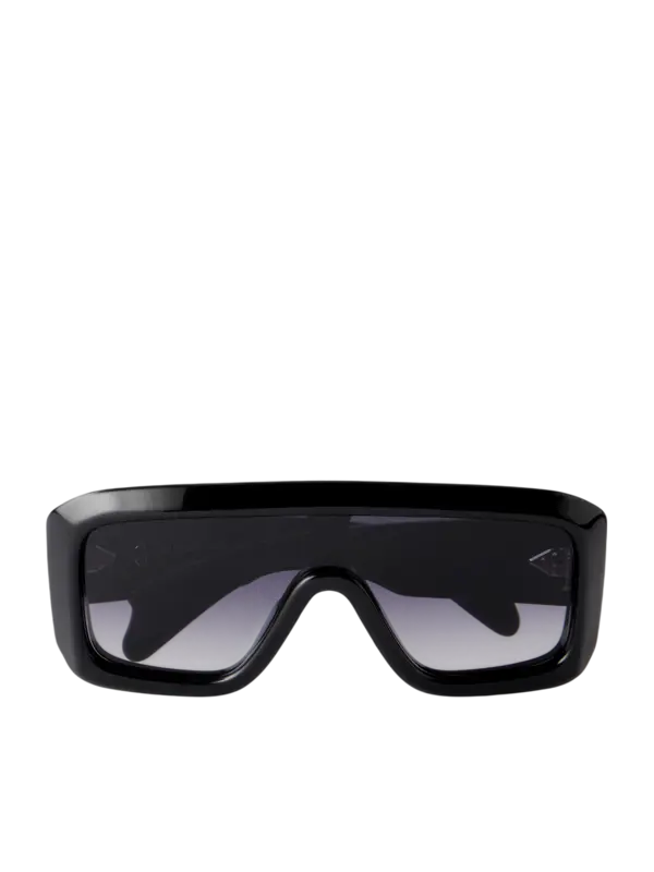 JACQUES MARIE MAGE Pausa Oversized Acetate Sunglasses - Black