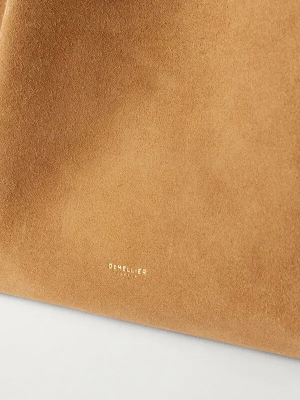 DEMELLIER The New York Suede Tote With Leather Trim