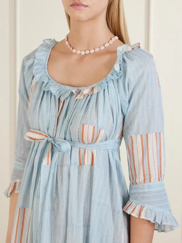 antoinette ruffled midi dress Anthropologie Mint Antoinette Ruffled Lace Midi Cocktail Dress 6P Petite NWT