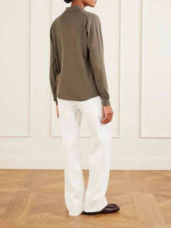 Auralee Giza Fine Knit Cotton Shirt