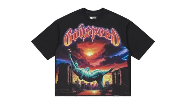 GODSPEED Burnt Bridges T-shirt - Black