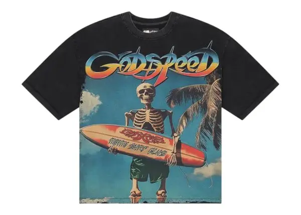 GODSPEED Miami Surf Club T-shirt - Black