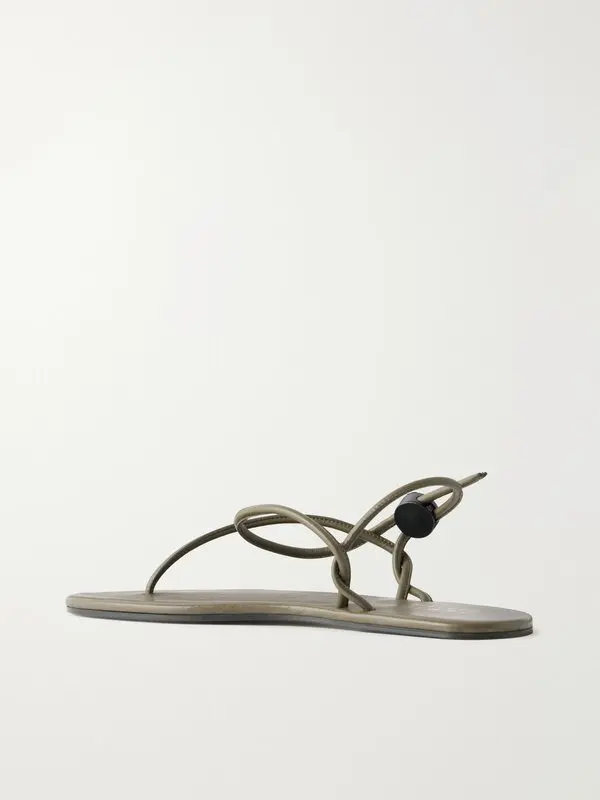 JAMIE HALLER String Theory" Leather Thong Sandals