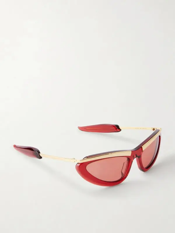 Bottega Veneta Cat-eye Sunglasses - Red