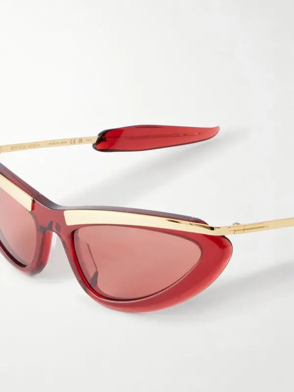 Bottega Veneta Cat-eye Sunglasses - Red