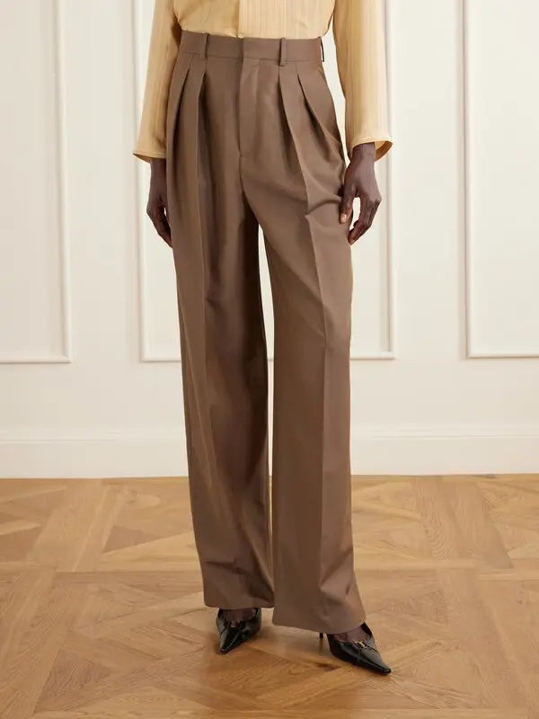 Saint Laurent Wool-blend Tailored Trousers