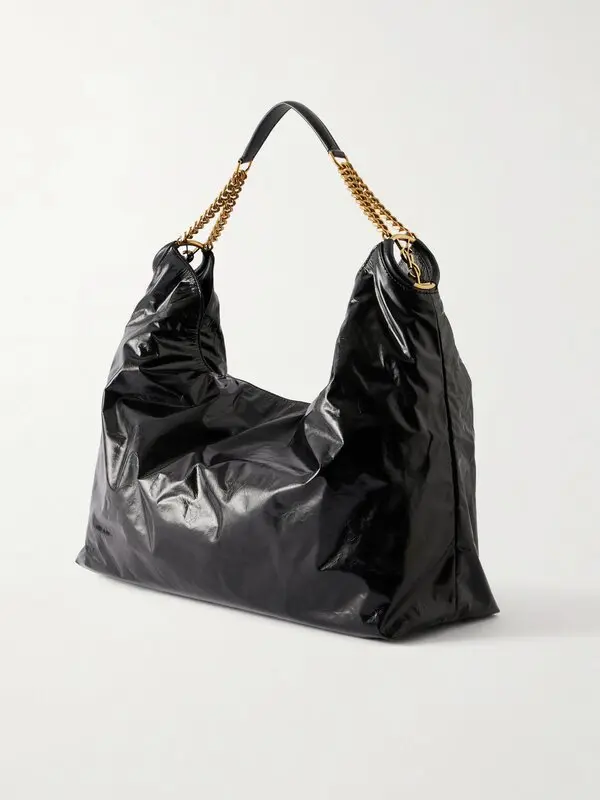 Saint Laurent Hortense Leather Shoulder Bag