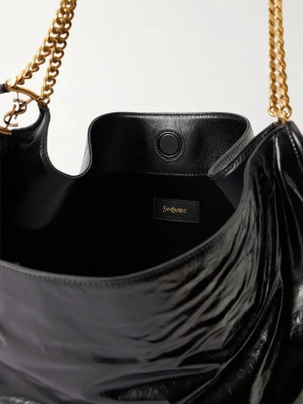 Saint Laurent Hortense Leather Shoulder Bag