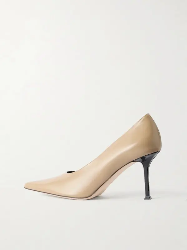 CHRISTEN Helix 75 Leather Pumps