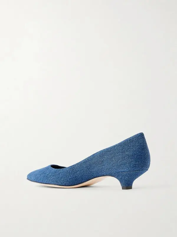 JAMIE HALLER The Kitty Denim Pumps