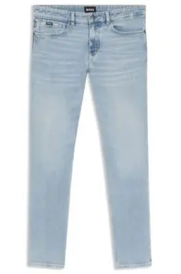 BOSS Delaware Slim-fit Jeans In Stretch Denim - Blue
