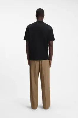 Hugo Relaxed-fit T-shirt In Cotton With Artwork And Logo