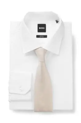 BOSS Formal Tie With Jacquard Pattern