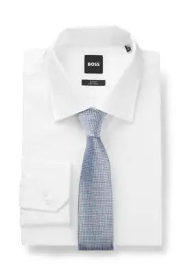 BOSS Silk-blend Jacquard Neck Tie