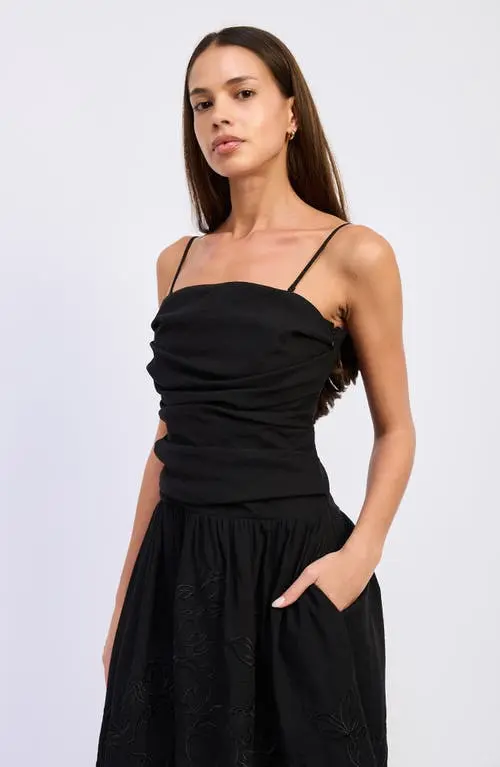 EN SAISON Mabel Embroidered Midi Dress