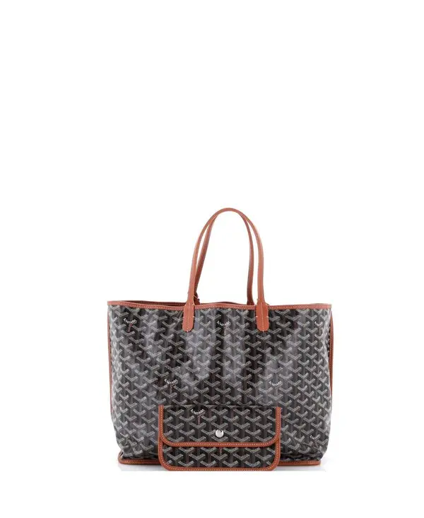 Goyard Pm Anjou Reversible Tote Coated Canvas - Brown