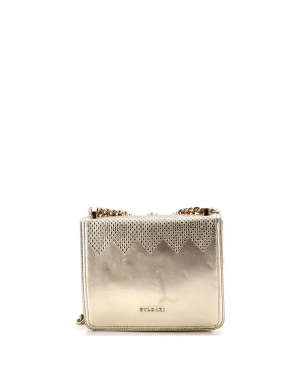 BVLGARI Small Serpenti Forever Square Shoulder Bag Full Studded Leather