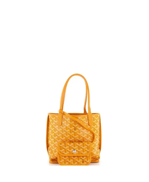 Goyard Anjou Reversible Tote Coated Canvas - Yellow