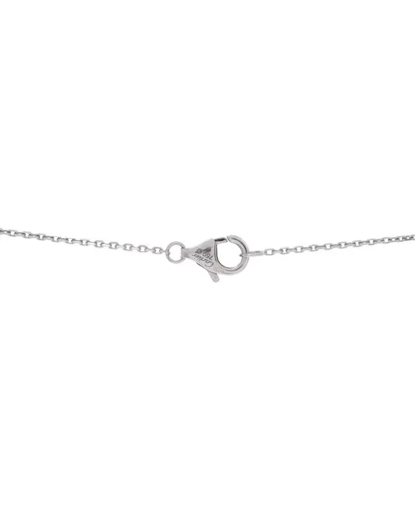 CARTIER Small Trinity Pendant Necklace 18k Gold With Diamonds And Ceramic, 17.75