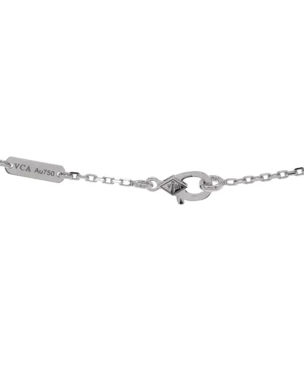 VAN CLEEF & ARPELS Two Butterfly Pendant Necklace 18k Gold And Diamonds, 17