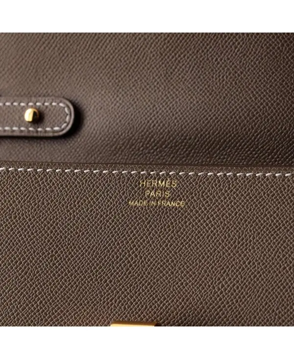 Hermès Charniere To Go Pouch Madame - Gray