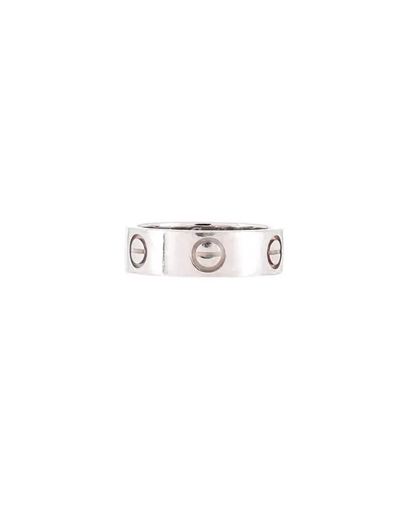 CARTIER Love Band Ring - Platinum