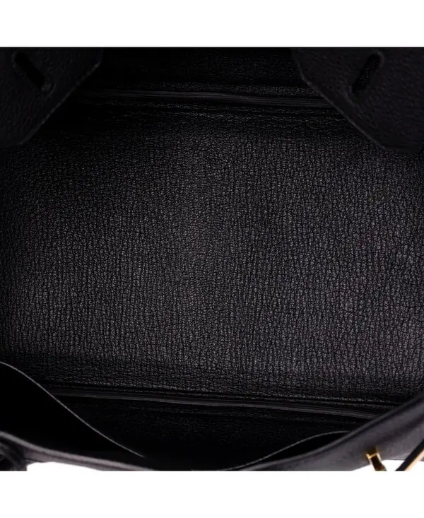 Hermès Birkin 30 Handbag Black Togo With Gold Hardware - Noir