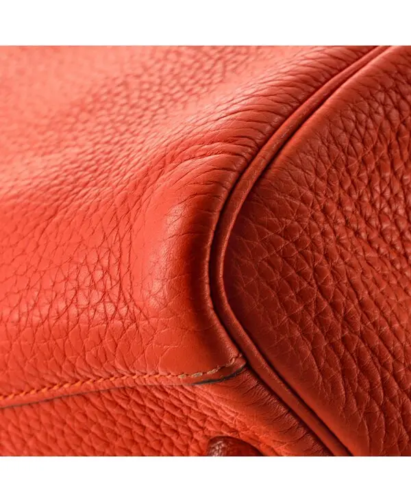 Hermès 30 Lindy Bag Clemence - Orange