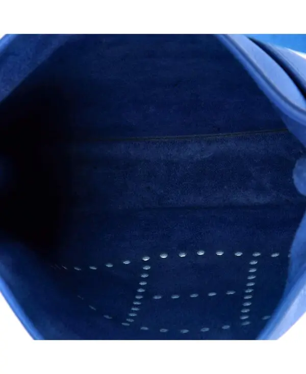 Hermès Pm Evelyne Bag Gen Iii Clemence - Blue