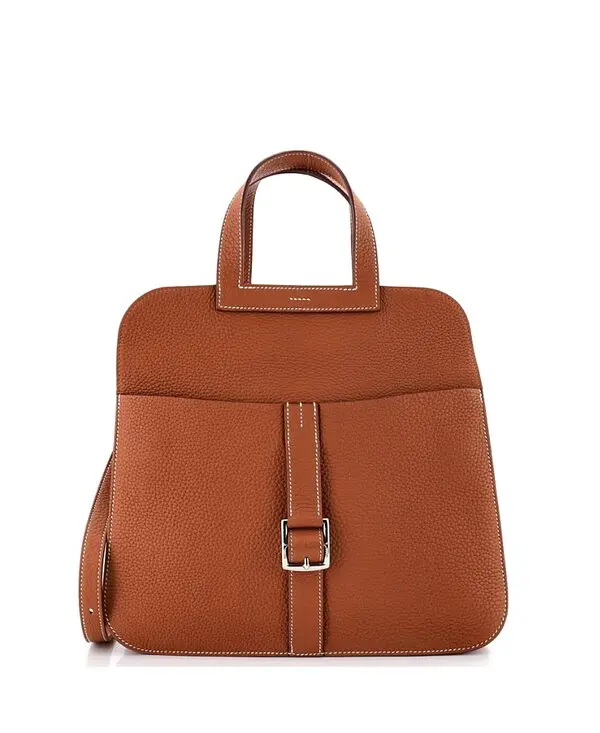 Hermès 31 Halzan Bag Clemence - Brown