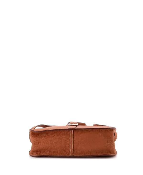 Hermès 31 Halzan Bag Clemence - Brown