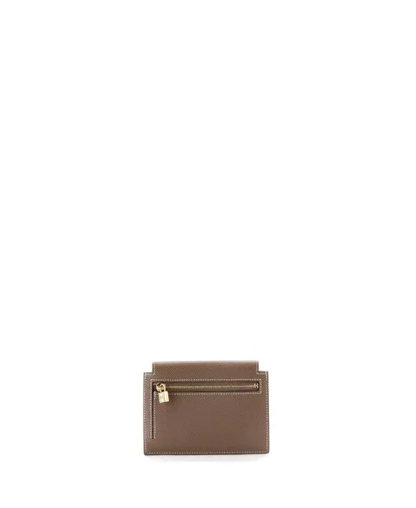 Hermès Kelly Pocket Compact Wallet Epsom - Gray