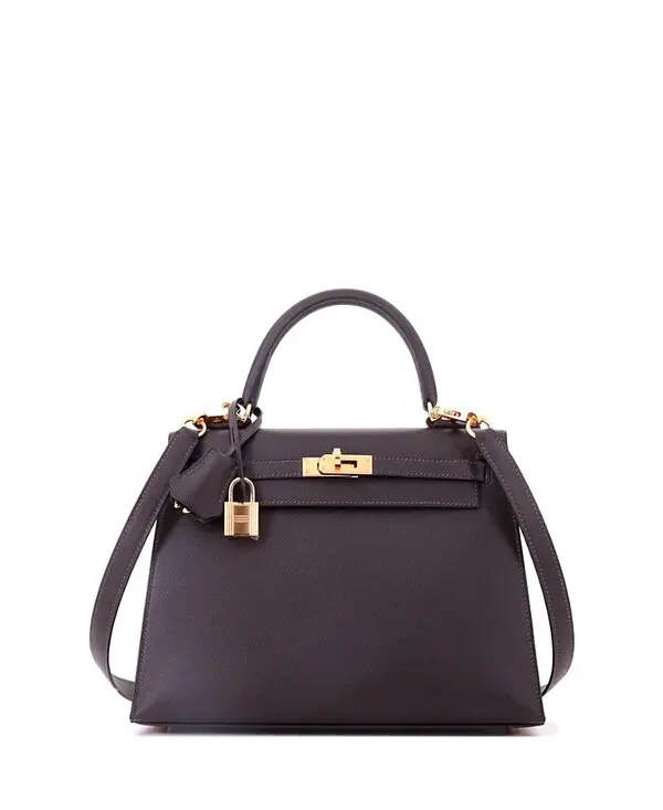 Hermès Kelly 25 Handbag Brown Madame With Gold Hardware - Bai Brun