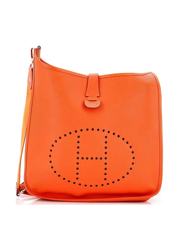 Hermès Gm Evelyne Bag Gen Iii Epsom - Orange