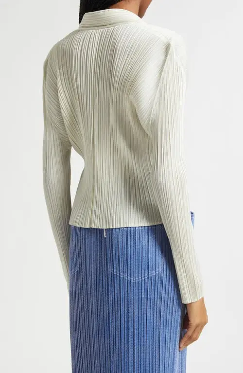Issey Miyake Pleated Button-up Shirt