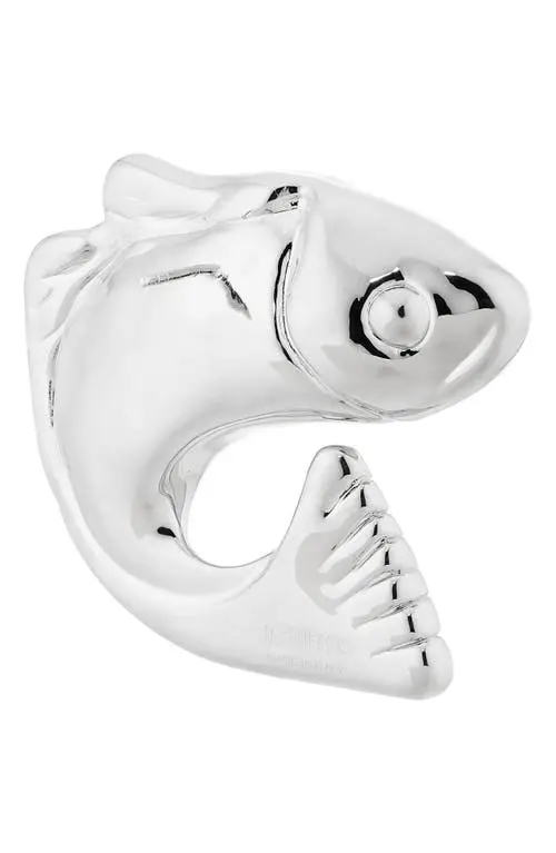 Jacquemus Le Poisson" Stud Earrings - Silver 980