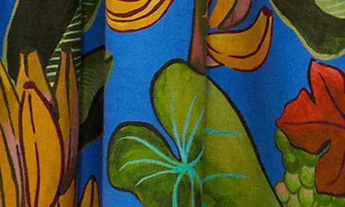 Farm Rio Fruit Print Sweetheart Neckline Maxi Dress