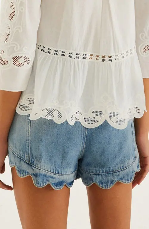 Farm Rio Romantic Ruffle Shorts