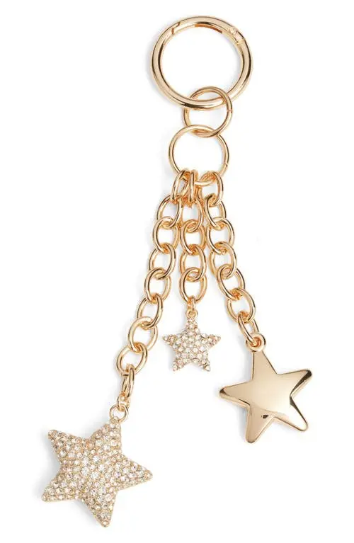 Chelsea28 Star Cluster Bag Charm - Clear-gold