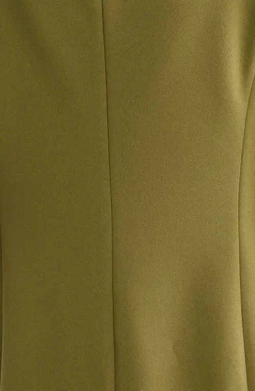 Anne Klein Short Sleeve Double Breasted Jacket - Bay Leaf