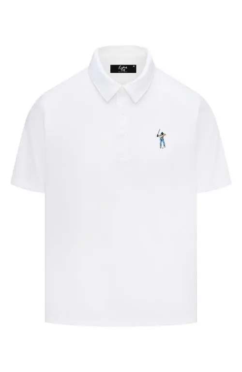 EASTSIDE GOLF Signature Performance Golf Polo - Bright White