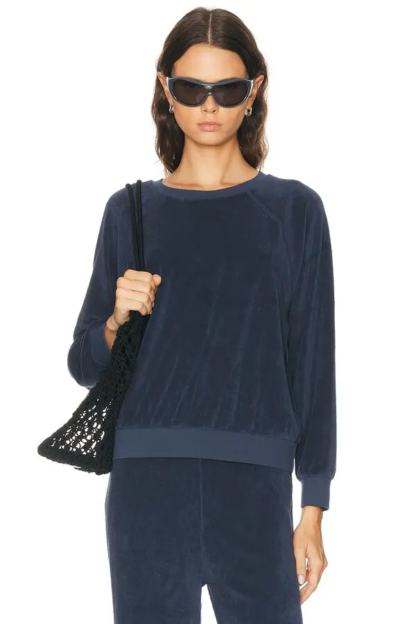 Suzie Kondi Terry Sweatshirt - Navy