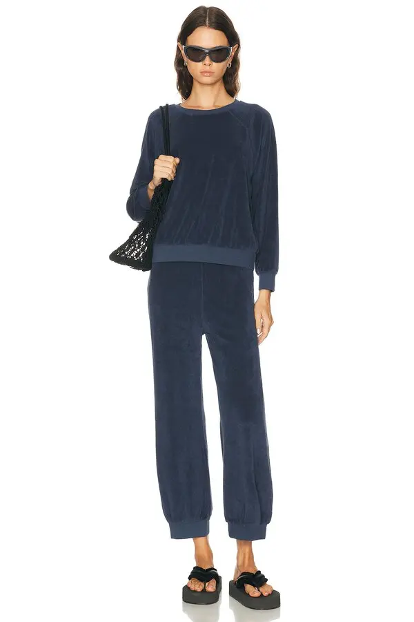 Suzie Kondi Terry Sweatshirt - Navy