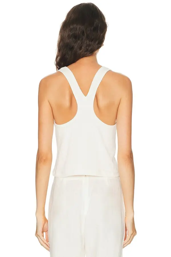 Suzie Kondi Tia Racerback Tank Top - Ivory